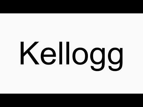 How to pronounce Kellogg