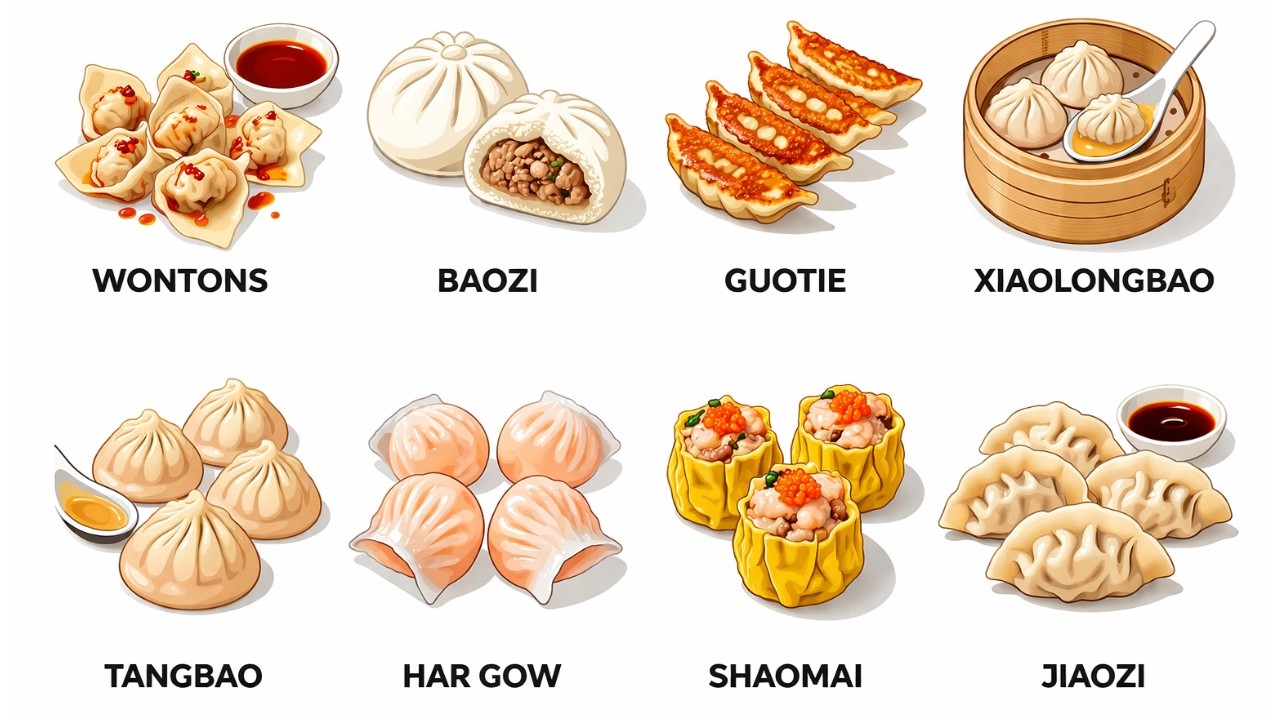All Chinese Dumplings Explained in 8 Minutes