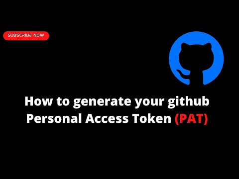 How to generate your GitHub Token
