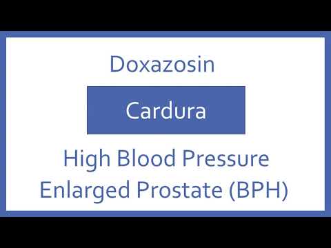 Doxazosin Pronunciation - Generic Name, Brand Name, Indication (Top 200 Drugs) PTCB PTCE NAPLEX