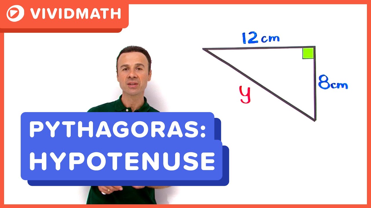 Pythagoras Theorem - Find Hypotenuse - VividMath.com