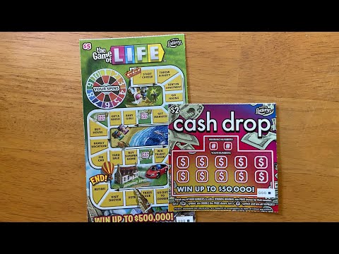 New tickets! I got the new $5 The Game Of Life tickets and $2 Cash Drop. Let’s see how these play.