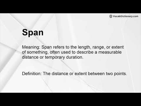 Span Meaning