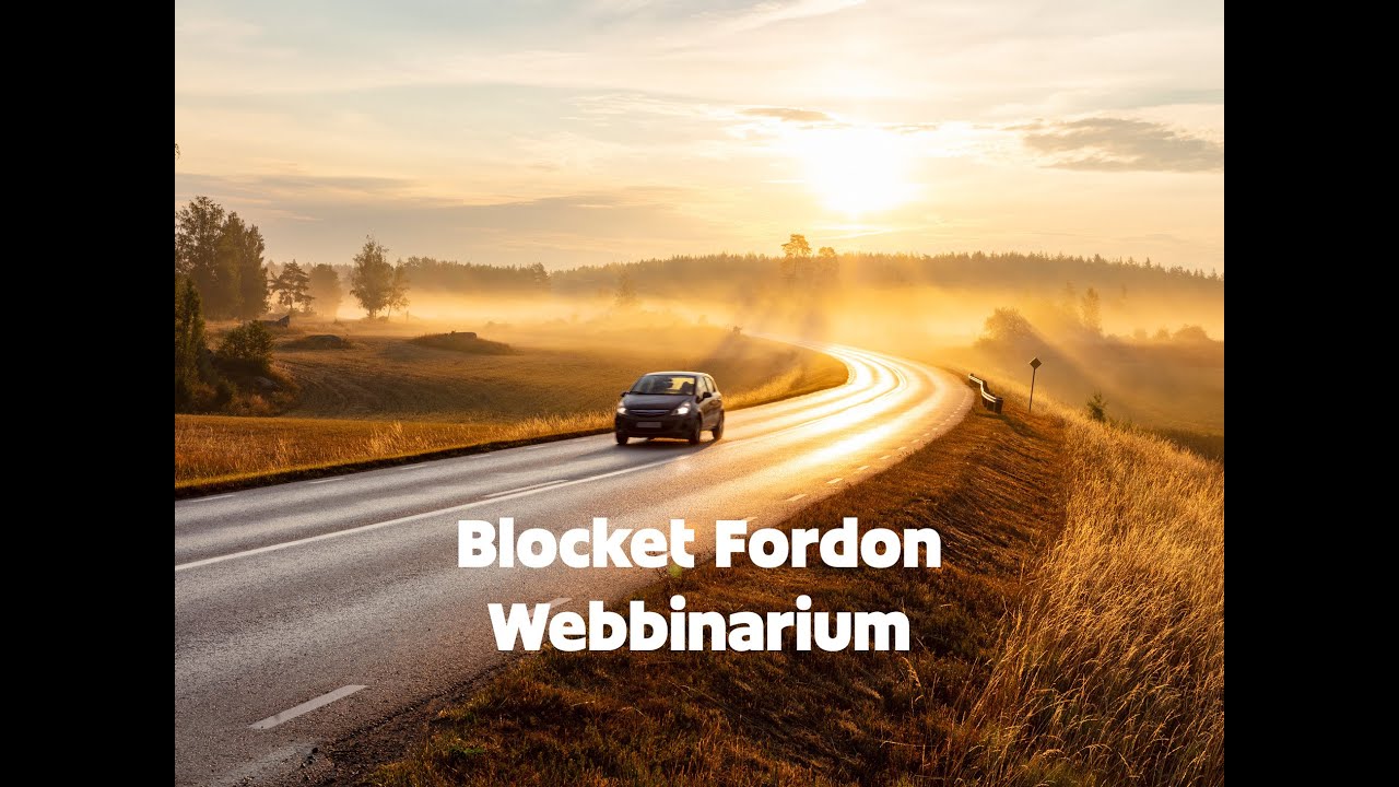Blocket Fordon webbinarium: marknadsläget just nu