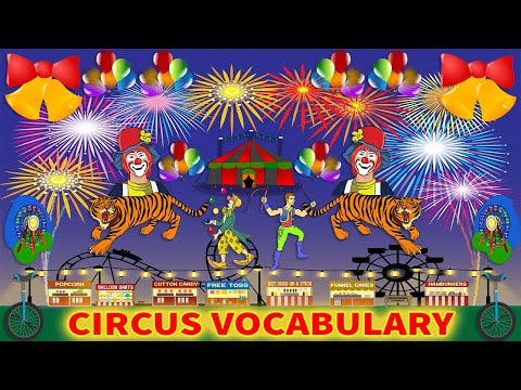 Circus Vocabulary In English with Pictures ||Circus item || Circus Words