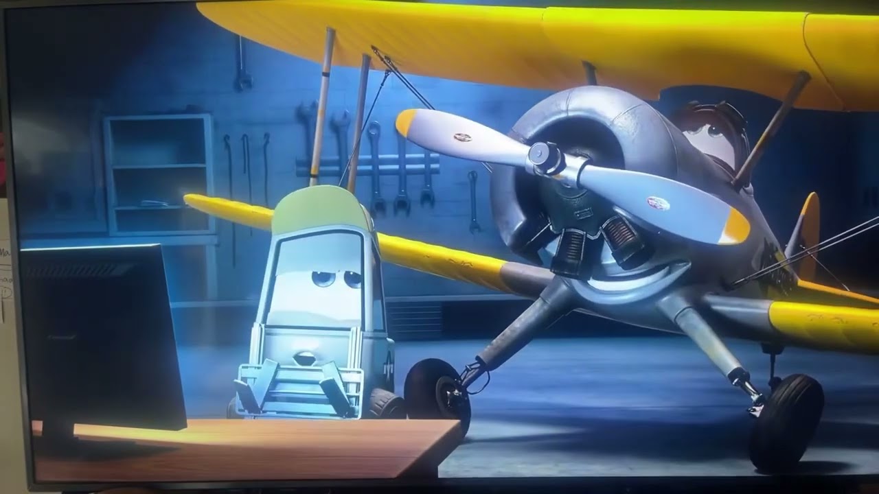 Leadbottom and Sparky (cameo) in Planes Fire and Rescue shorts Meet Dipper