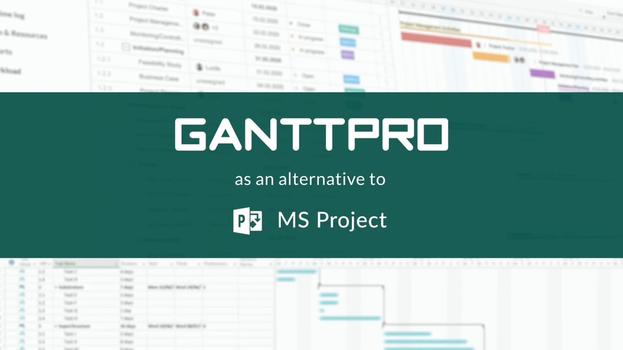 GanttPRO as a Microsoft Project Alternative