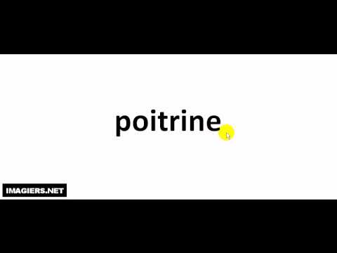 How to pronounce in French # poitrine