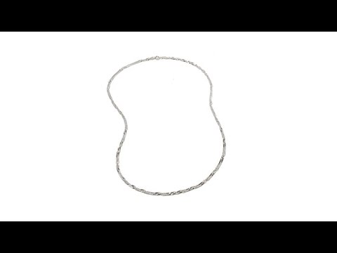 Technibond DiamondCut 3mm Singapore Link 20" Chain