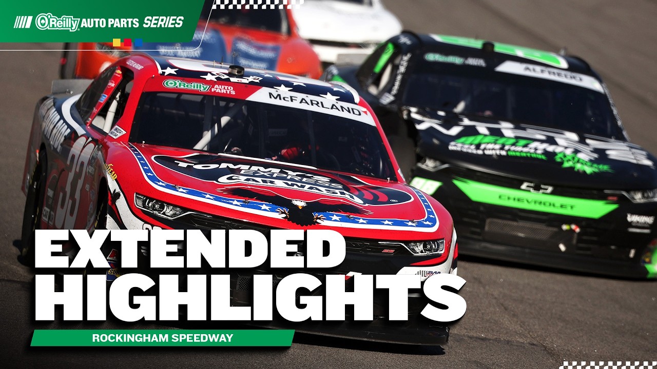 NASCAR O'Reilly Auto Parts Series Highlights | 2026 Rockingham Speedway