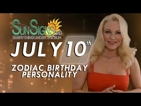 July 10th Zodiac Horoscope Birthday Personality - Cancer - Part 2