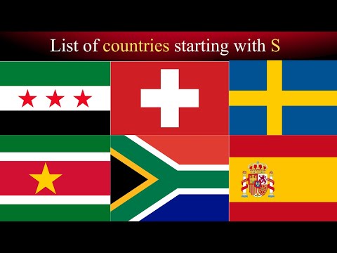 Learn country name started with letter S | Easy Learning for Kids | Educational Geography Video