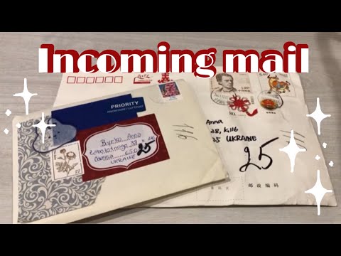 incoming mail | Postcrossing | Anna Byo