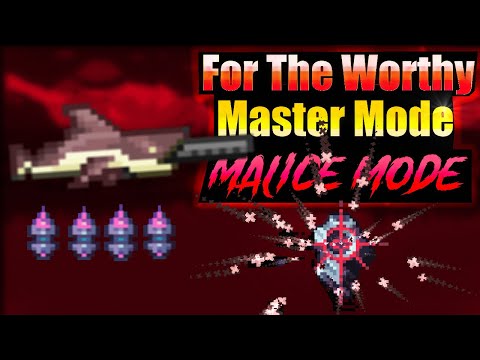 Terraria Supreme Buffed Megashark Godslayer Slugs vs For The Worthy Calamity Mod Boss Rush