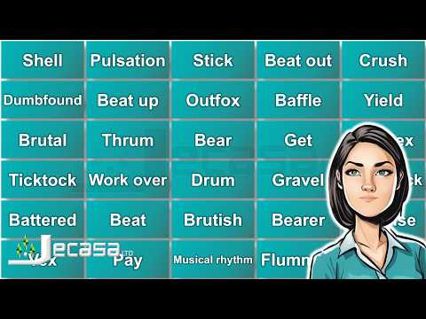 English Vocabulary - Lesson 88 | Beat back, Bearer, Bearing, Beastly, Beat | Synonyms