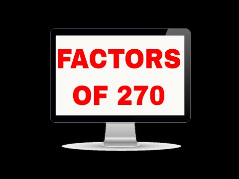 Factors of 270