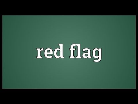 Red flag Meaning