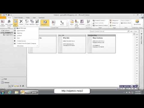 Contacts and Address Book explained