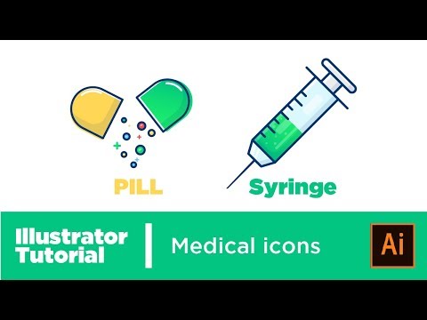 Design Process : Design Medical Icons in Illustrator cc 2017