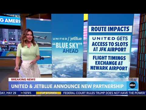 United and JetBlue announce partnership