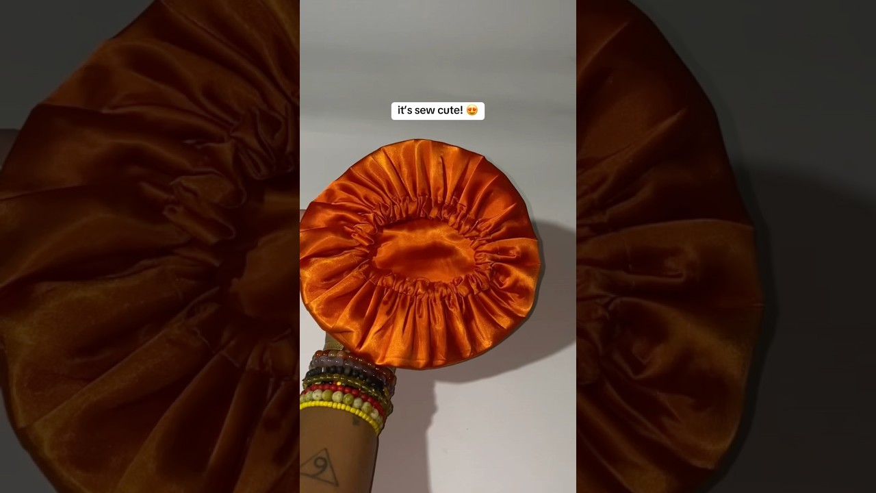 LuLu’s first hair bonnet 😊 #shortscreator #sewing