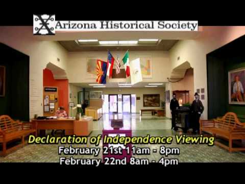 Arizona History Museum - Declaration of Independence Exhibition