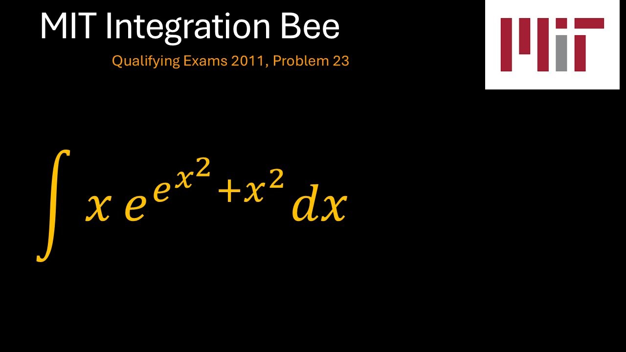 MIT 2011 Integration Bee Qualifying Exams Problem 23