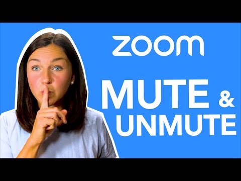 Zoom: How to Mute & Unmute Yourself in a Live Zoom Meeting - How to Turn Your Microphone On & Off