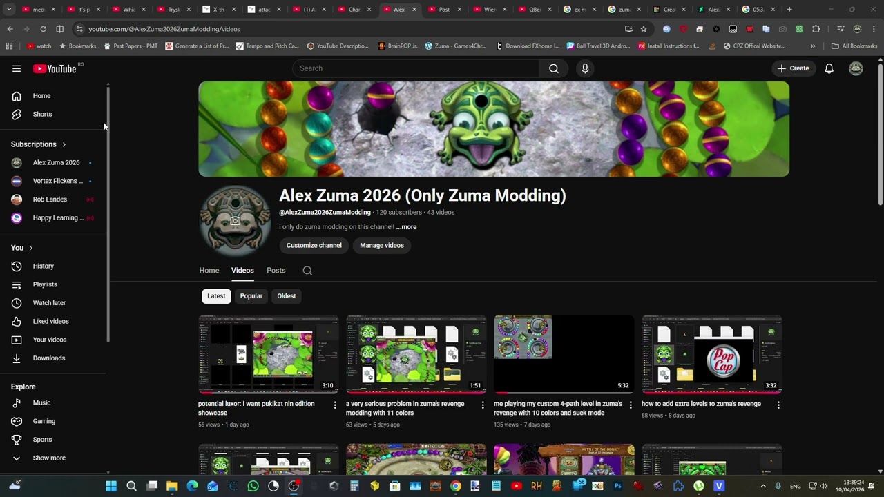 i added a banner to my zuma modding channel