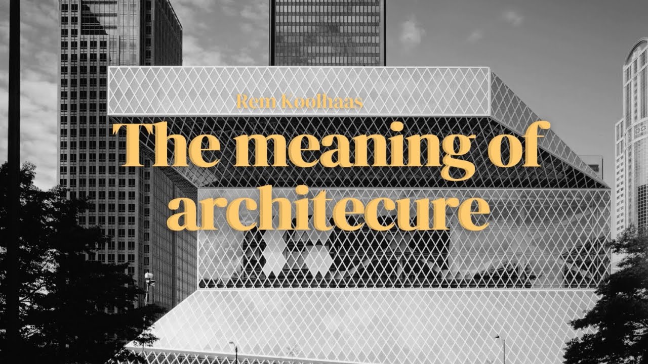 Rem Koolhaas Architecture - Junkspace Seattle Central Library