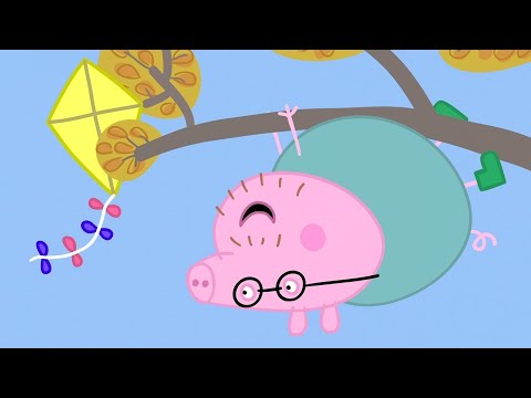 Peppa Pig - Flies a Kite - It's Autu…: English ESL video lessons