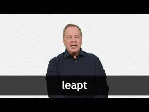 How to pronounce LEAPT in American English