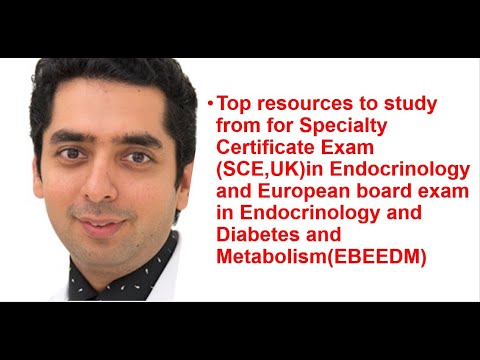 Top resources to study for SCE in Endocrinology and Diabetes and EBEEDM