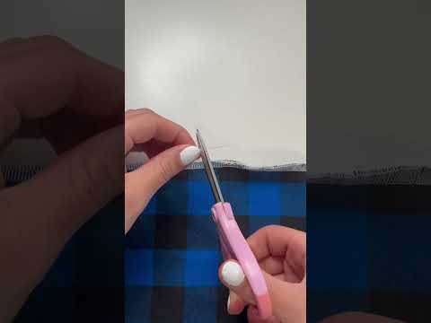 DIY reusable paper towels with a serger! Use flannel fabric & cut to 11” x 13” then serge! #sew
