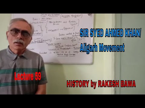 Sir Syed Ahmed Khan/Aligarh movement/Modern History