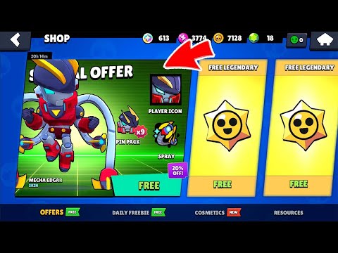 MECHA EDGAR AWESOME!!!!🔥 LEGENDARY BEST NEW GIFTS🎁 11 NEW BRAWLERS BRAWL STARS UPDATE!!