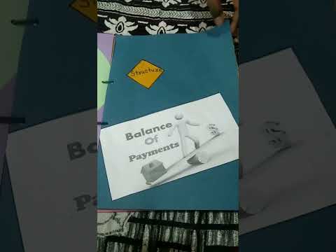 Class 12 economics project file decoration ideas, Balance of payment. original. #Yutubevideo @ viral