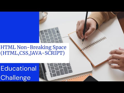 HTML Non Breaking Space (HTML, CSS, JAVASCRIPT) #HTML #CSS #JAVASCRIPT