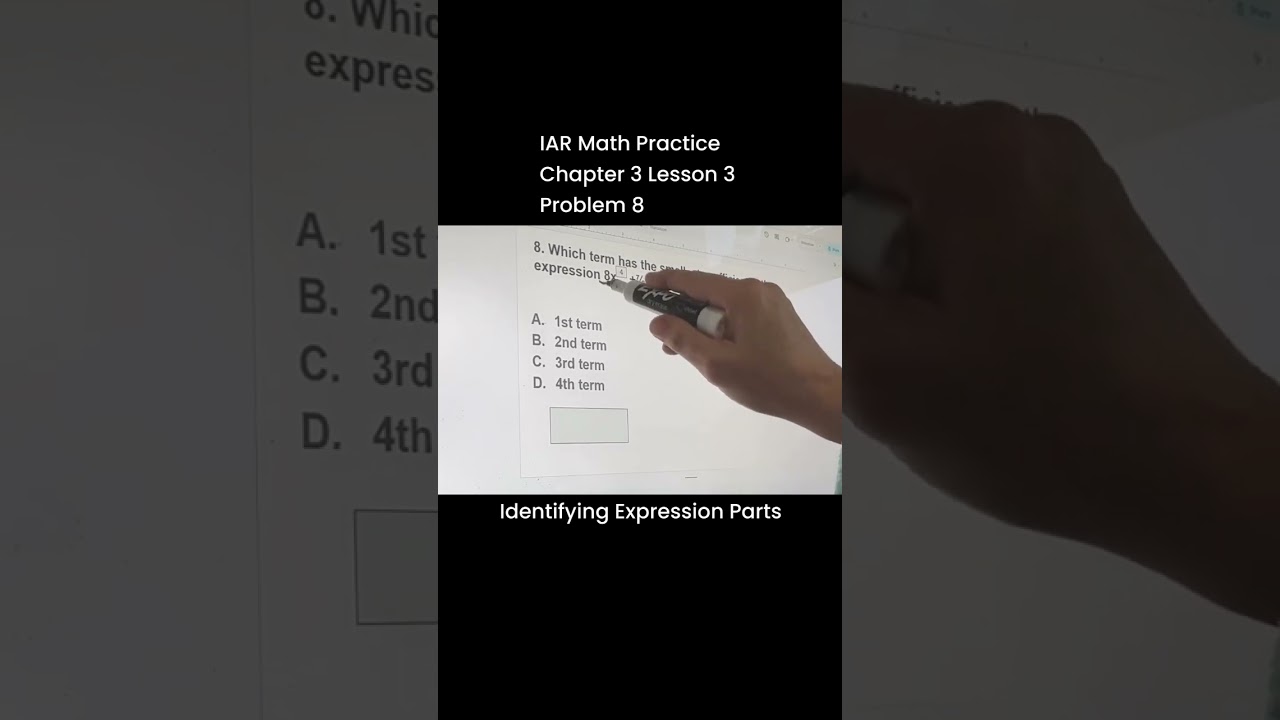 Identifying Expression Parts Problem 8  #mathtutor #shortsfeed #mathteacher#mathcourse #mathlesson