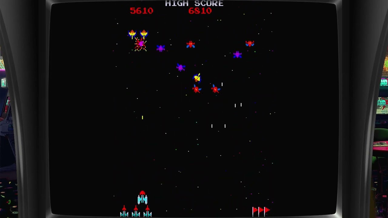 Galaxian Turbo 3 Lives Start Only Arcade Emulated M.A.M.E.