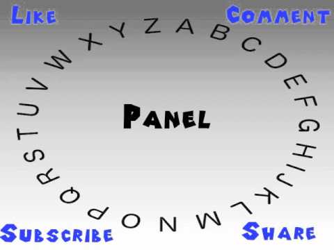 How to Say or Pronounce Panel