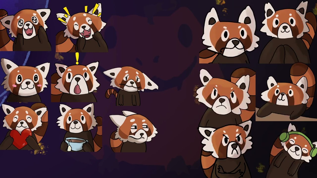 Even more Red Panda Emotes Commission