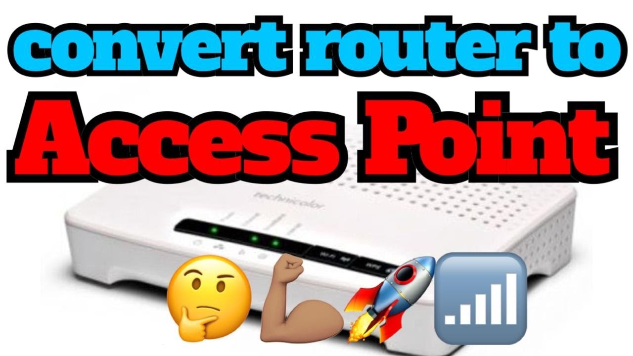 Convert Technicolor TG582n Router to a Wireless Access Point in 1 Minute