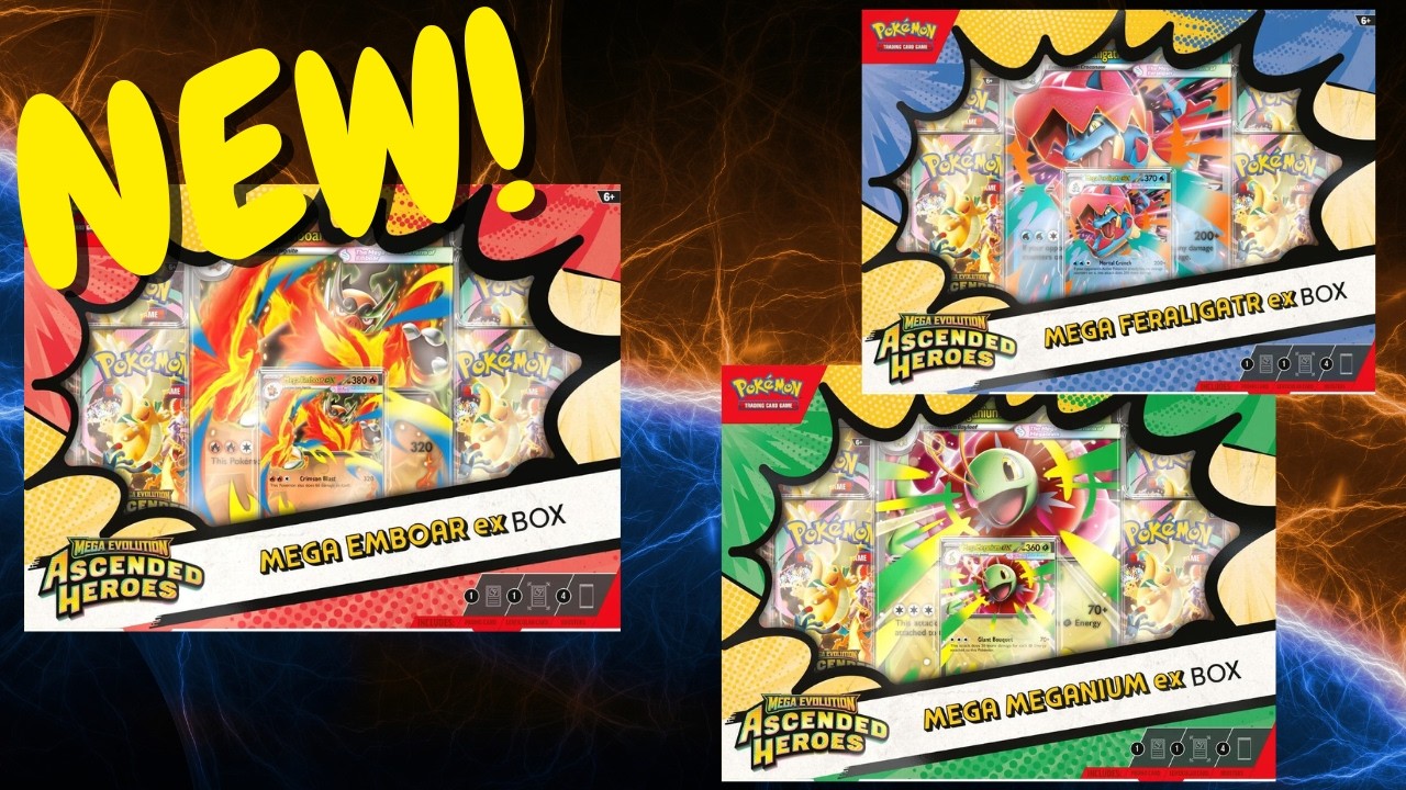 Opening Ascended Heroes Mega ex Collection Boxes!