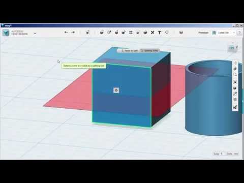 123D Design: Split Solid and Split Face Tools – Drafting, Modeling and ...