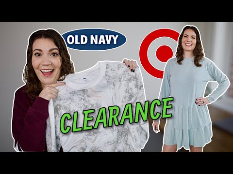 My recent Target and Old Navy clearance finds | clothing haul