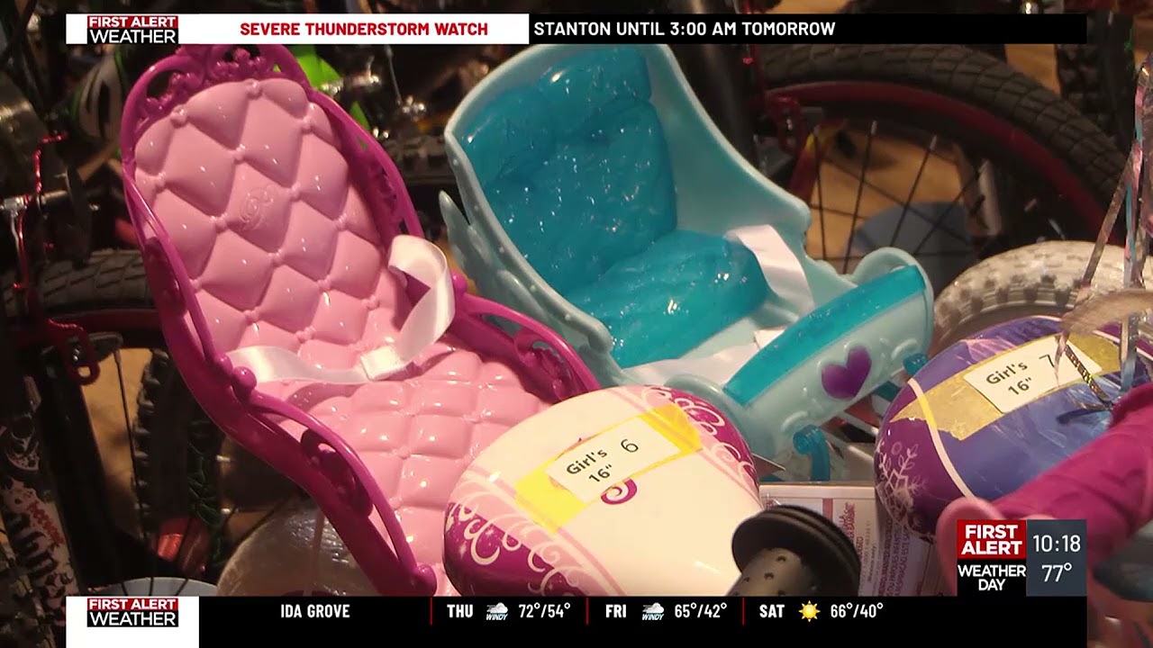 Hundreds of foster kids will receive new bikes