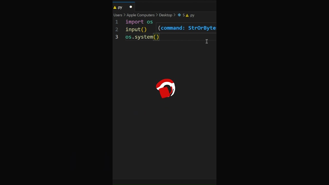 Shutdown pc using python in just 3 lines of code #shorts #python #pc