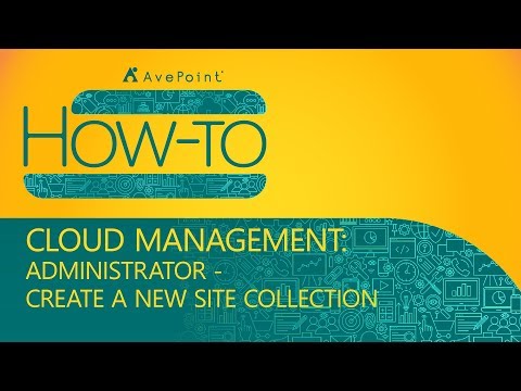 How-To: Administrator - New SharePoint Online Site Collection