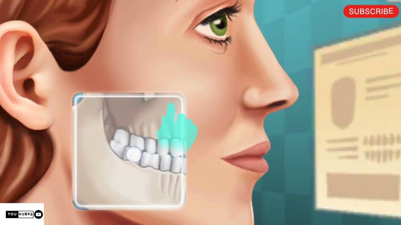 ASMR Jawline Alignment | Mandibular Setback Surgery | Ceramic Braces Treatment | Animation